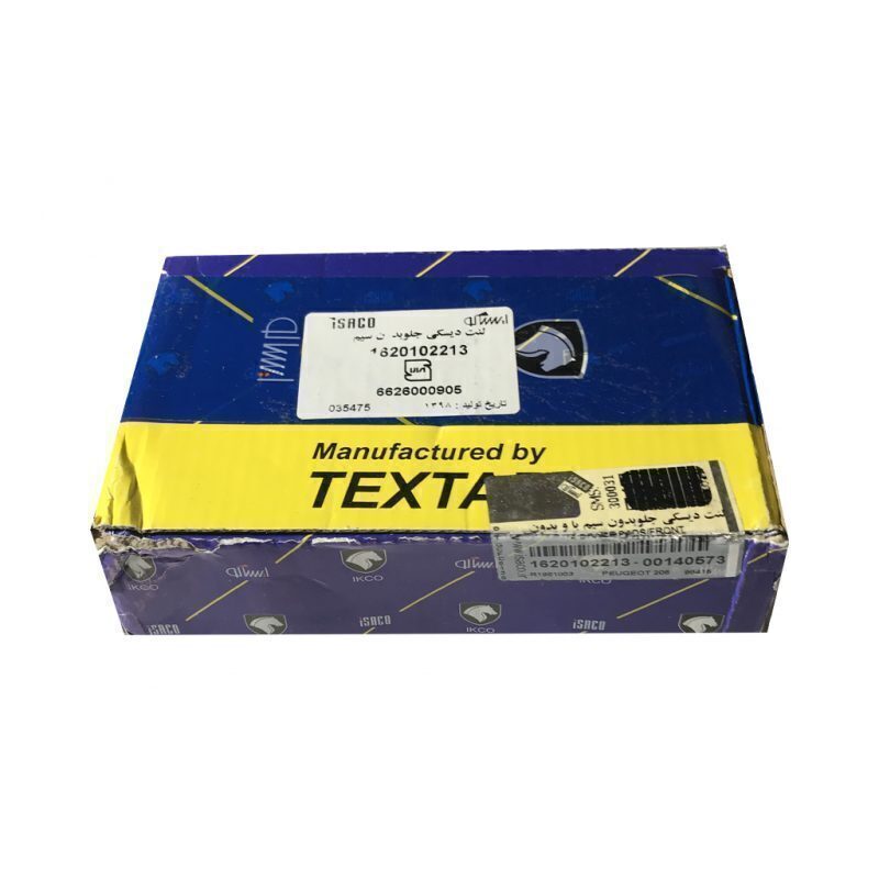 لنت ترمز دیسکی چرخ جلو 206 TU5-رانا،207 - ISACO - تکستار پارسیان ترمز | فروشگاه حضوری و اینترنتی ...